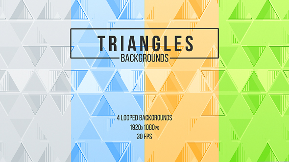 Triangles Backgrounds, Motion Graphics | VideoHive